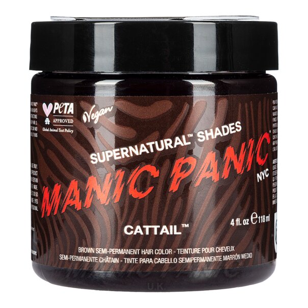 Cattail® Supernaturals High Voltage® Dye | Manic Panic Brown Hair Dye