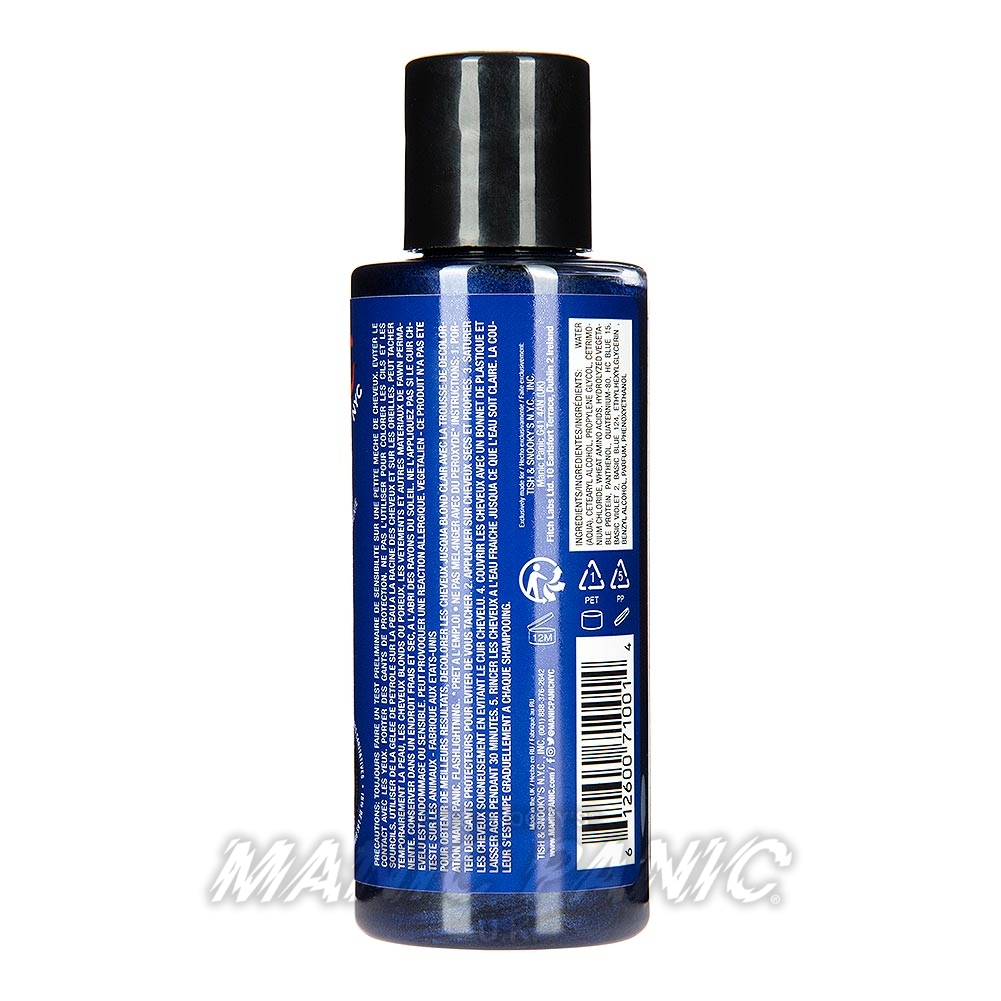 After Midnight Blue Amplified Hair Colour Dye | Manic Panic UK