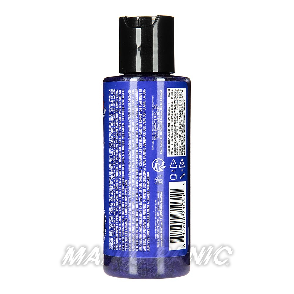 Ultra Violet Blue Amplified Hair Colour Dye | Manic Panic UK