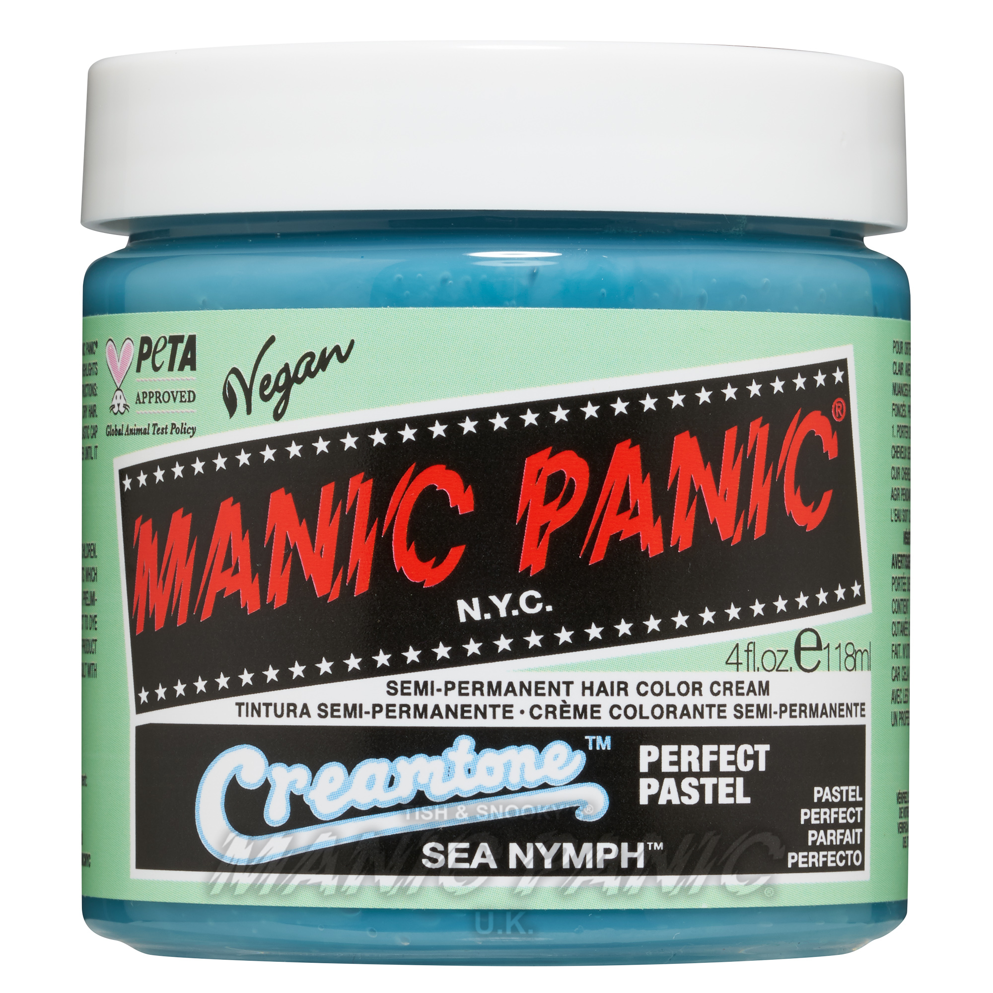 Sea Nymph Creamtones Hair Colour Dye | Manic Panic UK
