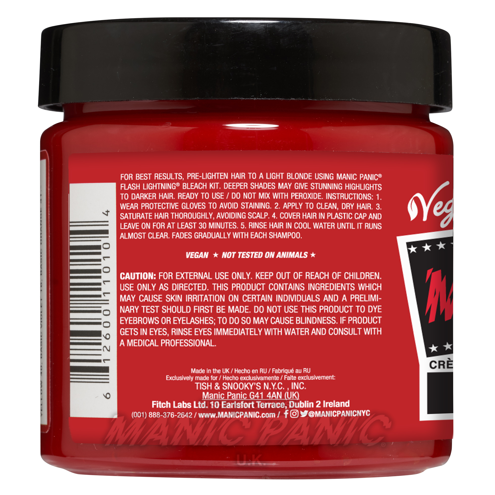 Wildfire High Voltage Classic Hair Dye | Manic Panic UK