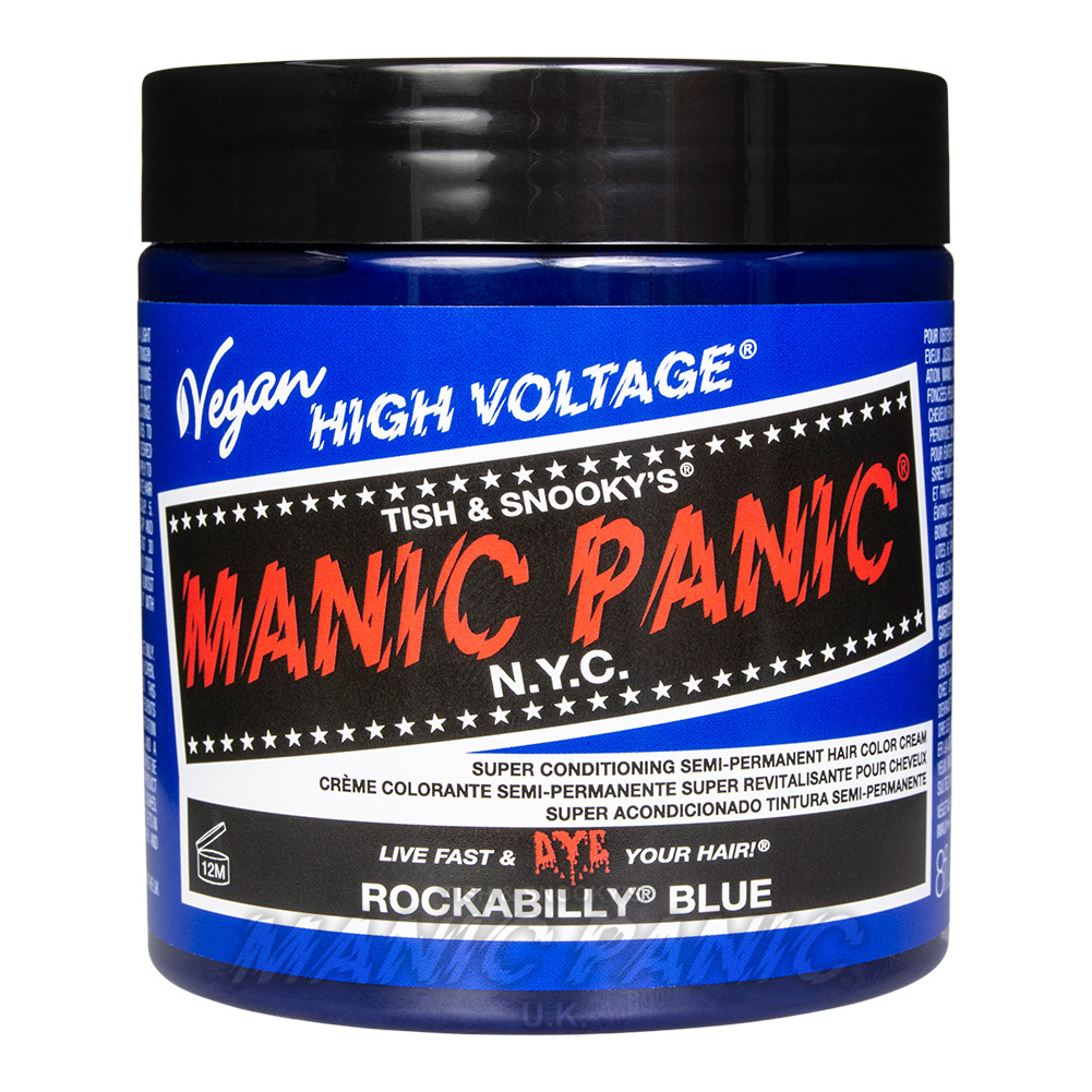 Rockabilly Blue High Voltage Classic Hair Dye 237ml | Manic Panic UK