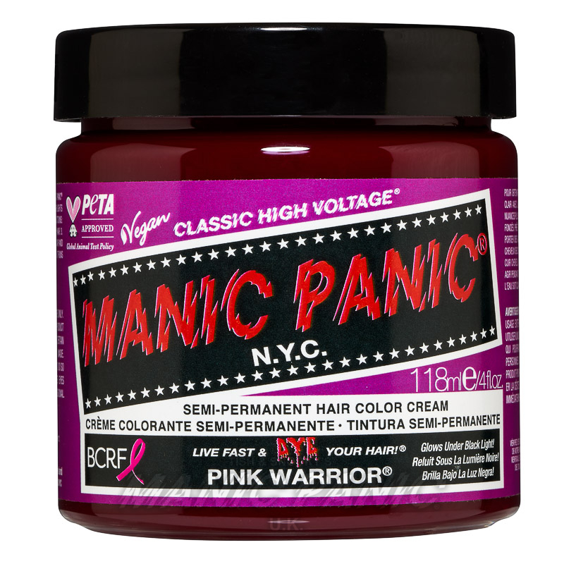 Pink Warrior High Voltage Classic Colour | Manic Panic UK
