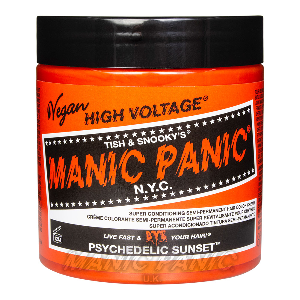 Psychedelic Sunset High Voltage Classic Hair Dye 237ml | Manic Panic UK