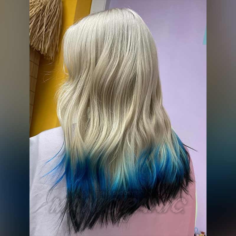 steps in coloring hair with bleach