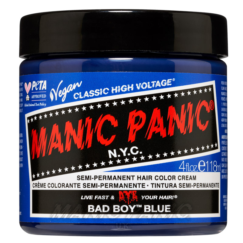 Bad Boy Blue High Voltage Classic Hair Dye | Manic Panic UK